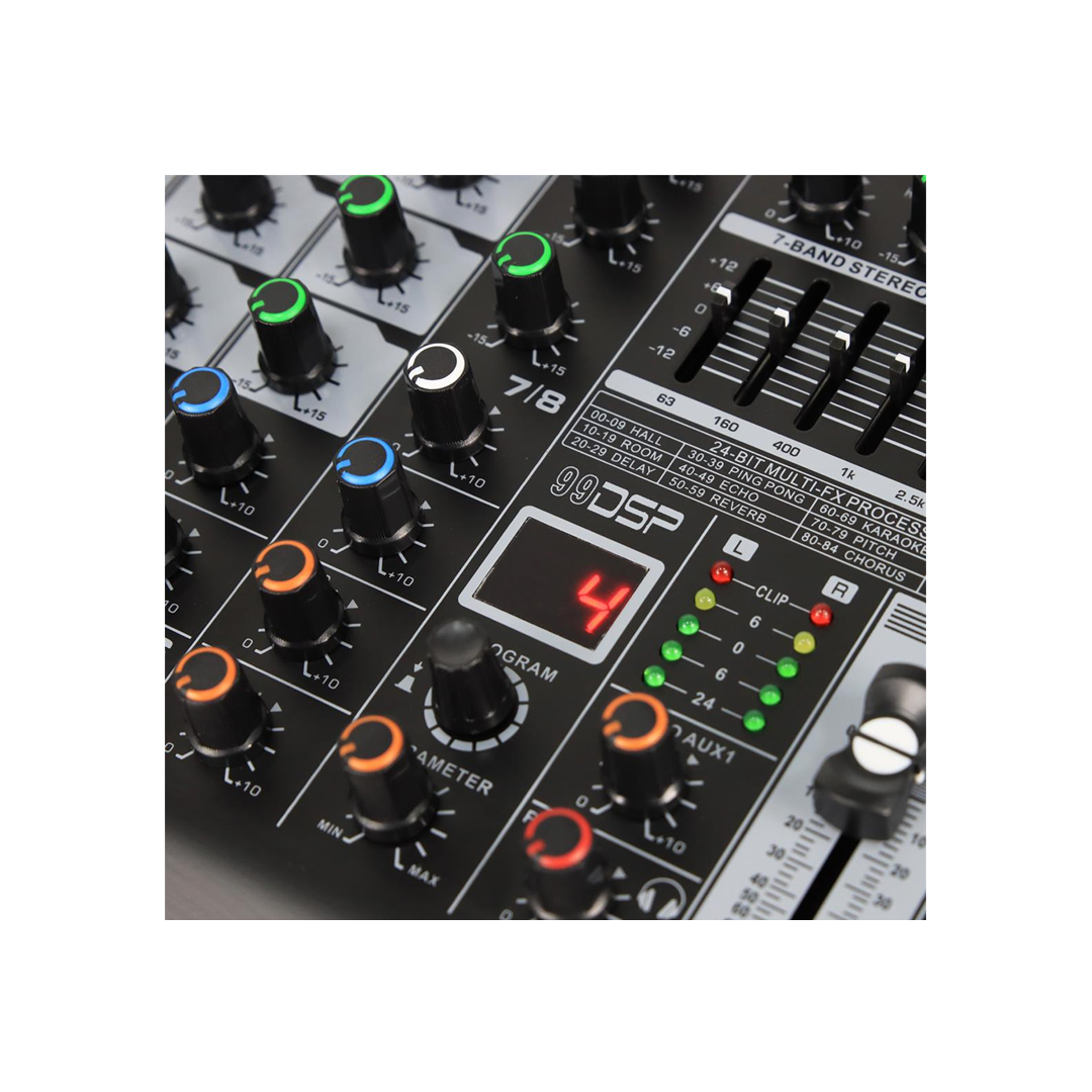 CONSOLA GRÖBER ACTIVA PROFESIONAL 8 CANALES CON USB/BLUETOOTH/FX/PC LINK 2X200W – Electrónica ...